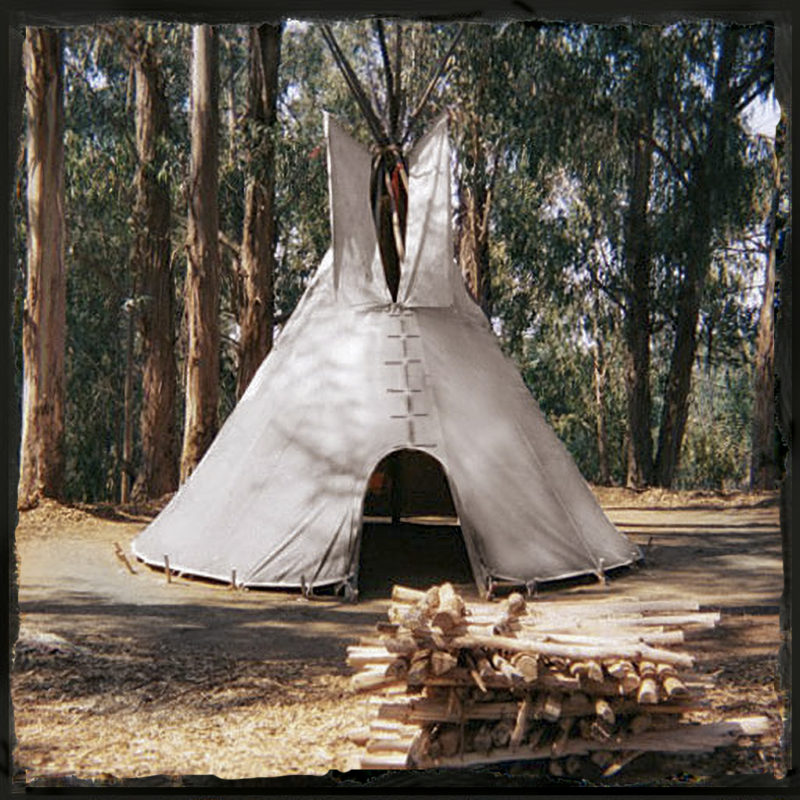Ahki Tipi - Handmade Native American Tipi by Little Joe & Sons - Ahki Tipi